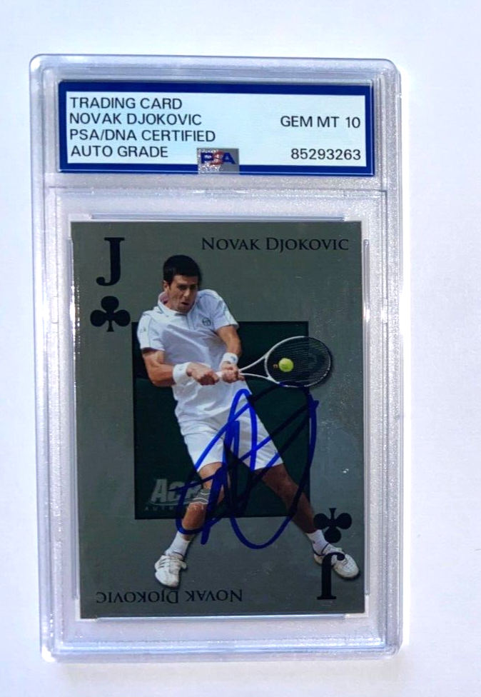 Novak Djokovic Autographed Memorabilia | Signed Photo, Jersey ...