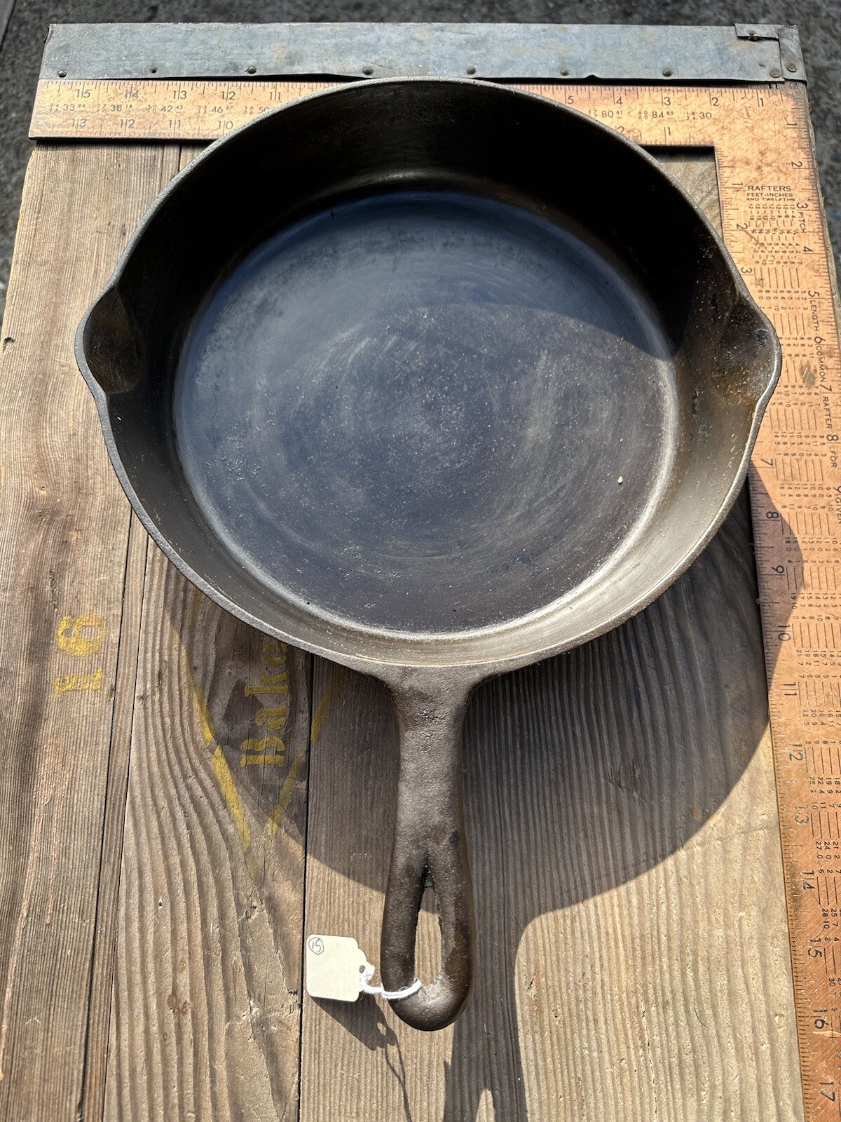 BSR Birmingham Stove & Range #8 Q Cast Iron Skillet Red Mountain Series ...