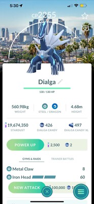 Pokémon GO Trade Location Card Dialga | eBay