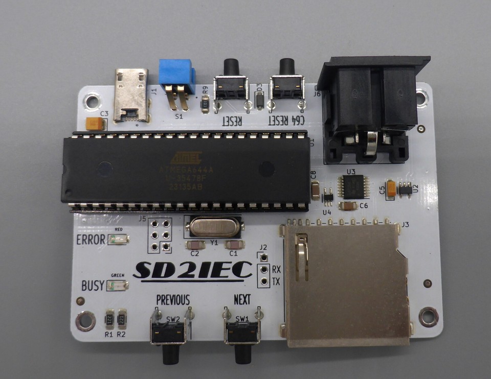 SD2IEC für Commodore ( C64 , C128 , C128D , VIC-20 , C16 , C116 , PLUS4 ...
