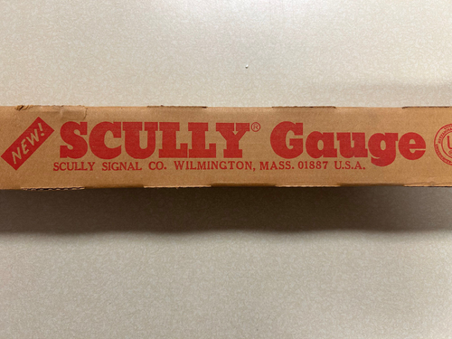 NOS SCULLY GAUGE SG116 2"OPENING 37" TANK | eBay