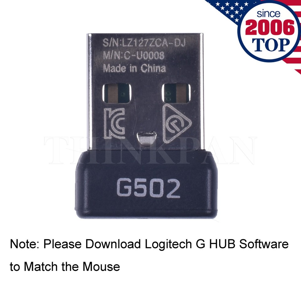 USB Dongle Mouse Receiver Adapter for Logitech G502 LIGHTSPEED Wireless ...