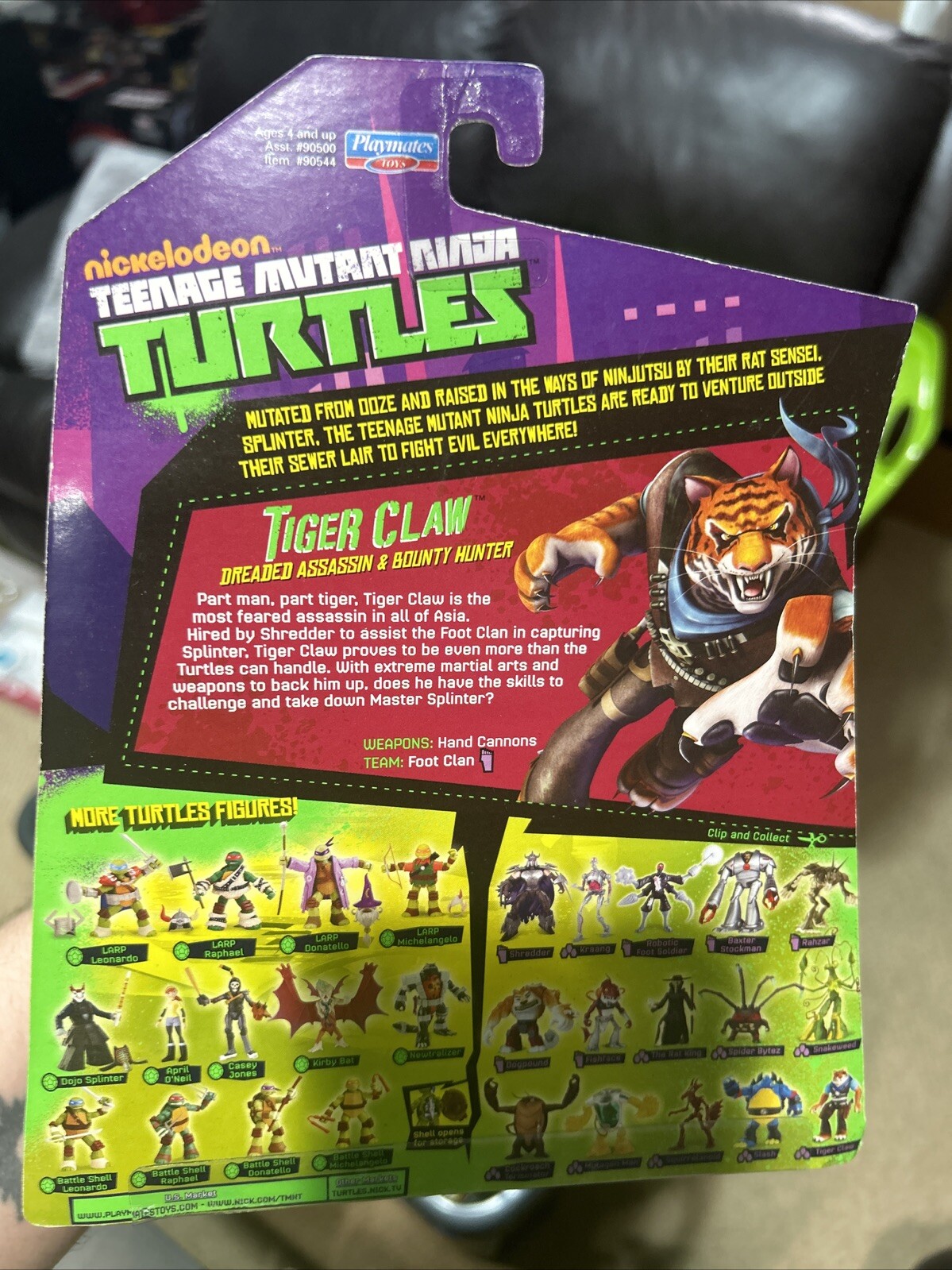 Teenage Mutant Ninja Turtles Tiger Claw Figure for sale online | eBay