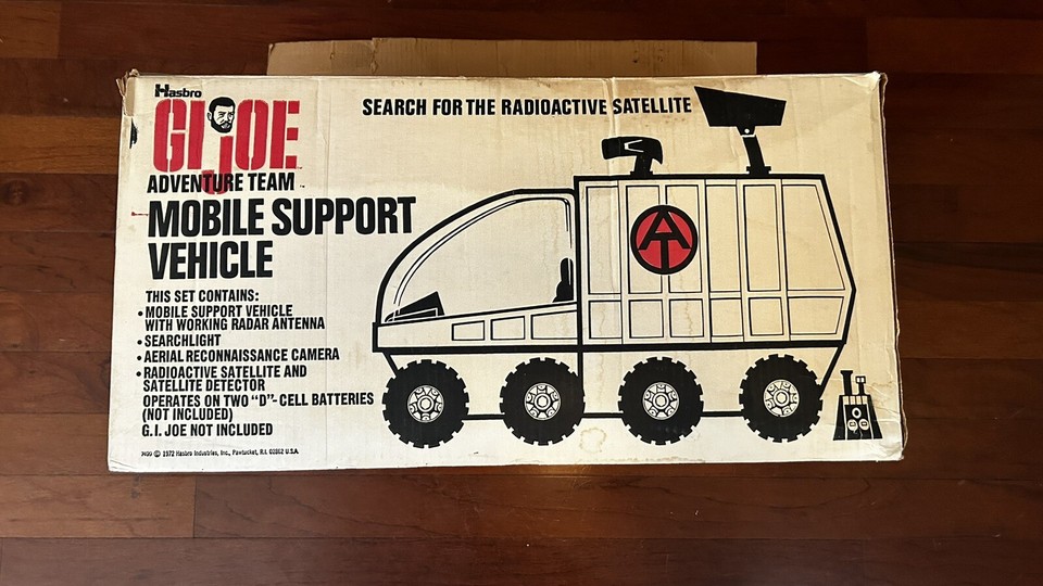 1972 GI Joe Adventure Team MOBILE SUPPORT VEHICLE Appears Complete W ...