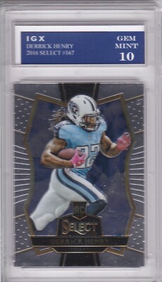 DERRICK HENRY ROOKIE CARD 2016 Select RC Titans Football RARE GEM MINT ...