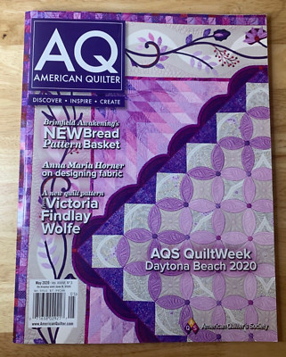 AQS American Quilter Magazine May 2020 W/ May & June 2020 Shop AQS ...