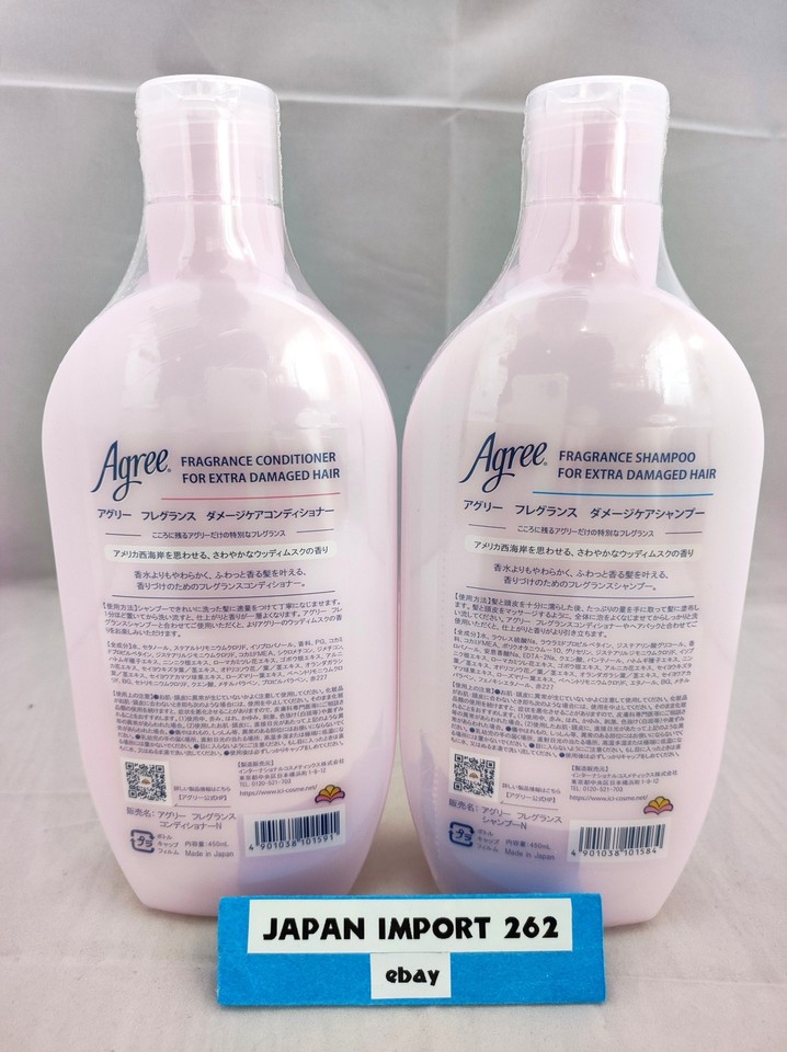 Agree Fragrance Shampoo & Conditioner 450ml From Japan N2 | eBay