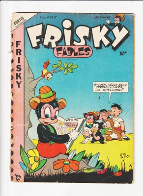 Frisky Fables #32/ V4 #5 AL FAGO Cover Golden Age COMIC | eBay