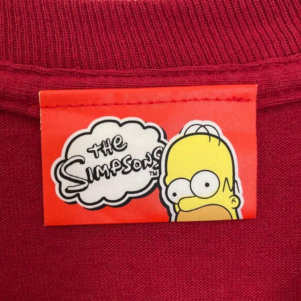 The Simpsons Box Logo Print Character Long Sleeve Long T-shirt | eBay UK