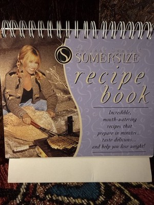 Suzanne Somers Somersize Recipe Book 2000 Rare HTF Weight Loss Cookbook ...