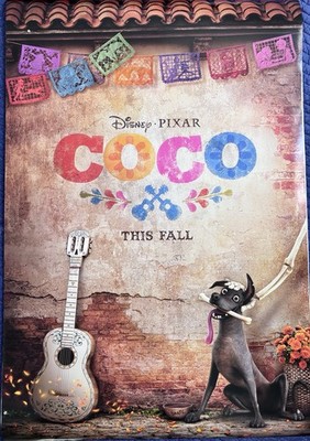 Disney’s Pixar COCO Movie Double Sided Poster 27x40 Anthony Gonzales | eBay