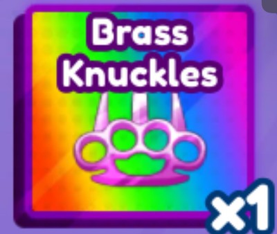 BRASS KNUCKLES • ROBLOX BADDIES WEAPON • FAST DELIVERY | eBay