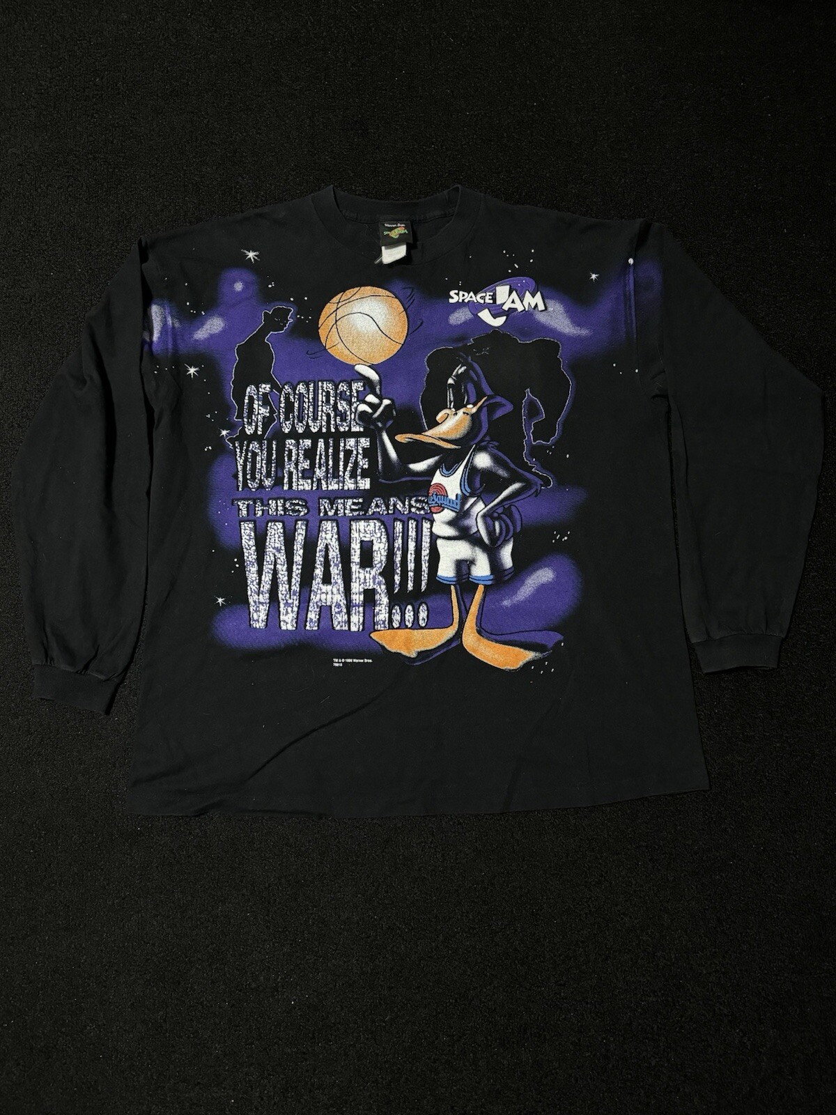 Vintage 1996 Promo Warner Bros Space Jam Daffy Duck T… - Gem