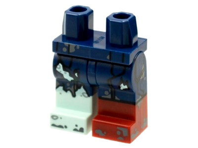 New LEGO Ghost Leg Zombie Morph Half HUMAN Red Rubber Boot Torn Jeans ...