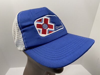 X-Games Hat - Trucker Hat Blue With Red X - UA Sportswear Lightly Used ...