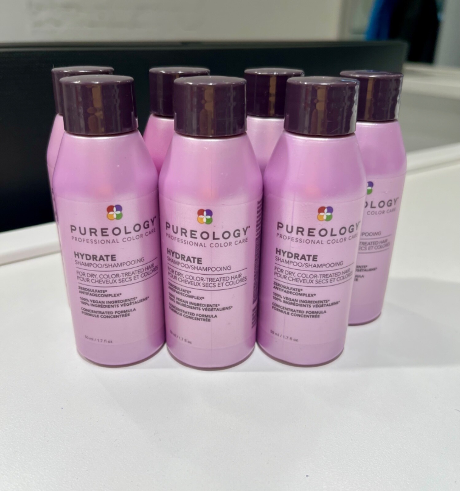 Pureology Hydrate Shampoo Travel size 1.7oz SET OF 4 BOTTLES NEW! | eBay