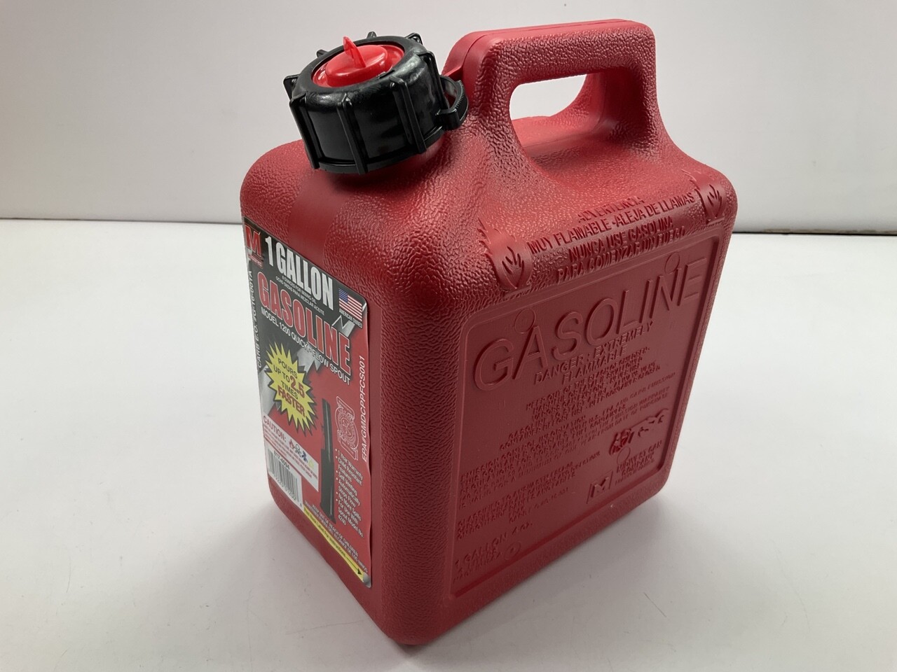 Midwest Can 1200 1 Gallon Red Gas Can Fuel Container Jug 79223012008 | eBay