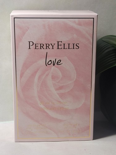Perry Ellis Love Eau De Parfum 1.7oz 50ml & Shower Gel 3.4oz Gift Set ...