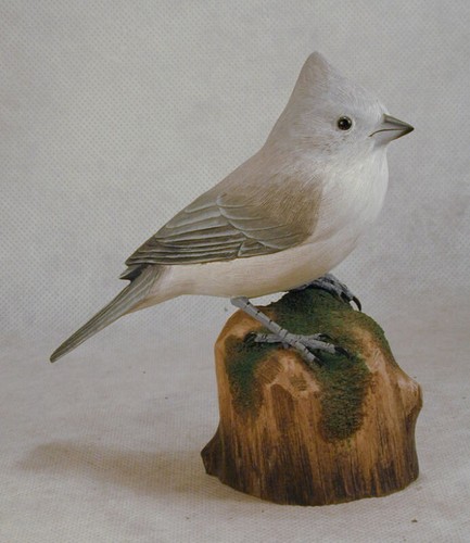 Juniper Titmouse Original Bird Wood Carving | eBay