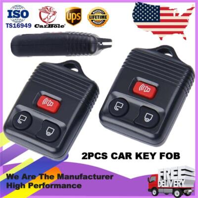 2X Transmitter Alarm Keyless Entry Car Remote Control Key Fob For Ford ...