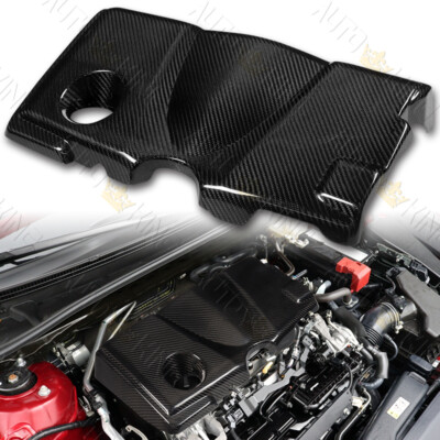 FIT 18-20 TOYOTA CAMRY LIGHT-WEIGHT REAL CARBON FIBER ENGINE TOP COVER ...