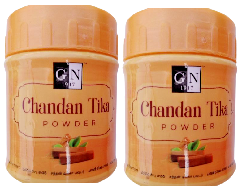 2 x 50g (100g) Pure Chandan Tikka Sandalwood Powder Sandal Wood Powder ...