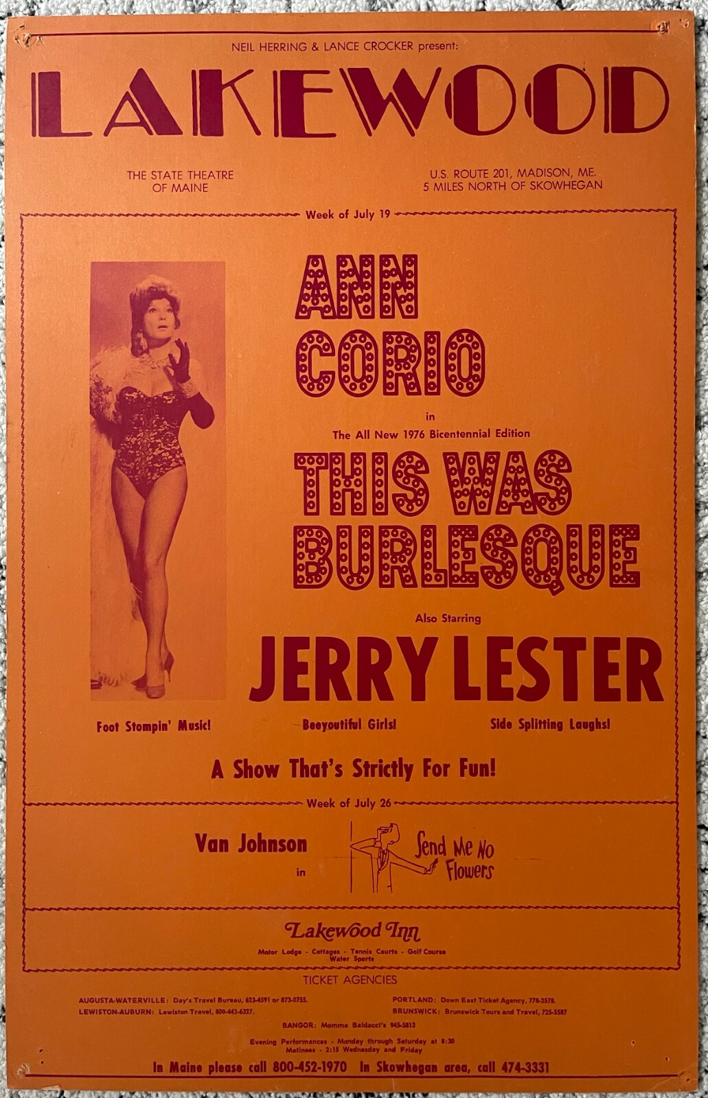 THIS WAS BURLESQUE ANN CORIO SHOWGIRL PINUP MODEL VINTAGE ORIGINAL ...