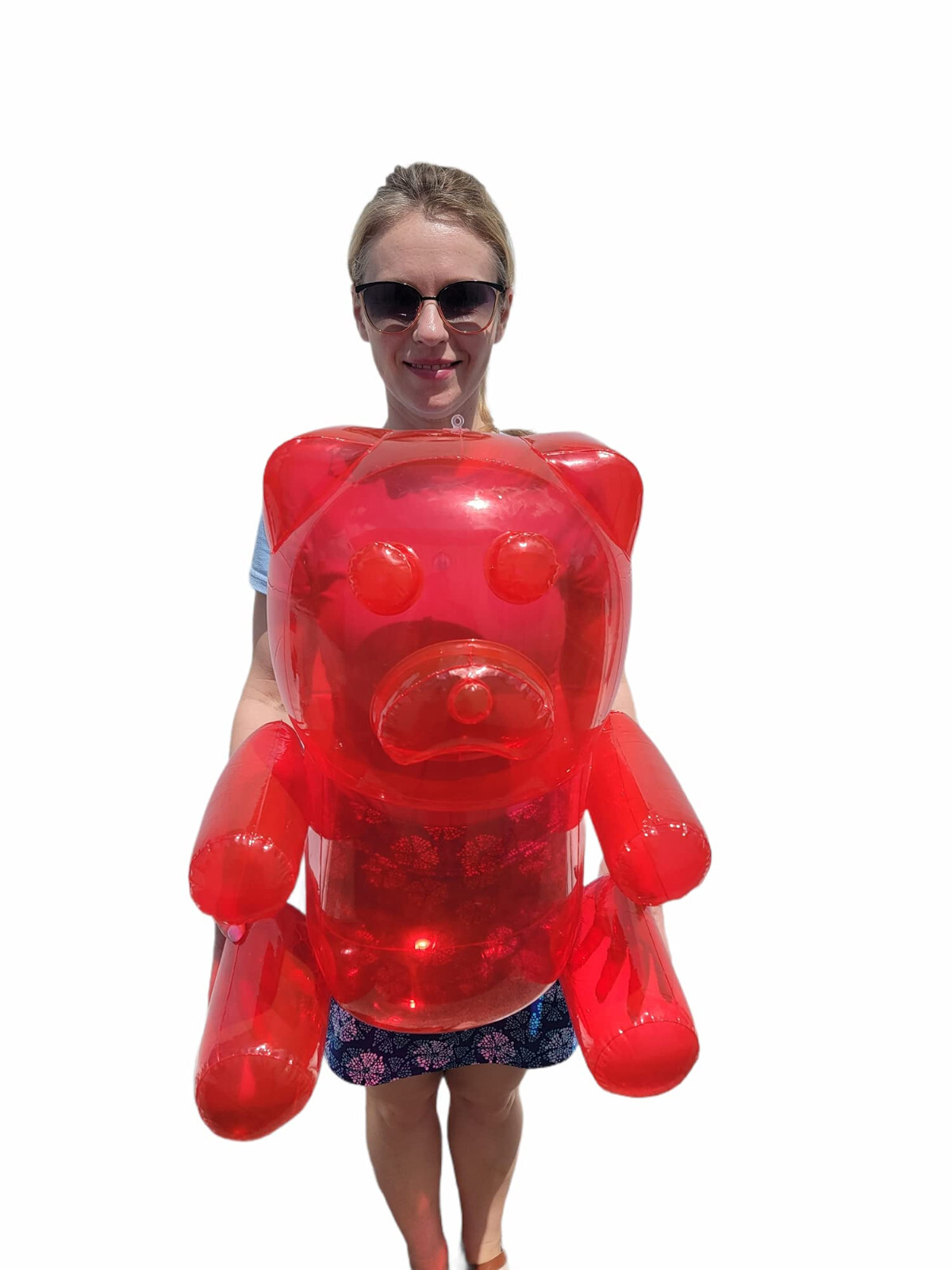 Huge Inflatable Gummy Bears Inflates Assorted Colors (About 24 Inches ...