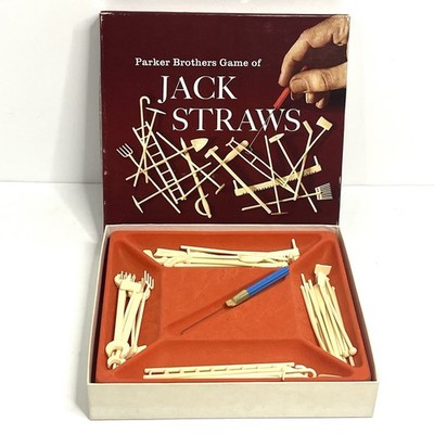 Vintage JACK STRAWS no 78 Parker Brothers Game 49 Pieces plus Hook | eBay