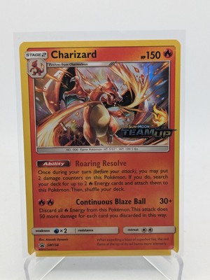Charizard SM158 Black Star Promo Prerelease Stamped Pokémon 2019 SM ...