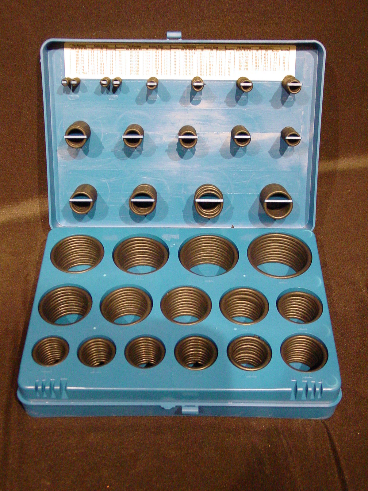 Metric Rubber O-Ring Assortment Kit Automotive Nitrile Storage Case ...