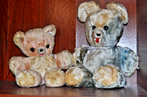 2 Vintage- Cubbi Gund Teddy Bear Rubber Snout 12"; Ka_Klar 15" bear | eBay