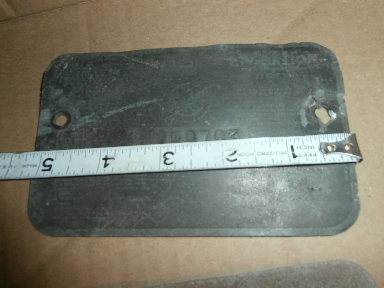 2 Vintage Studebaker Serial Number Metal VIN ID Plate Plaque 5268793 ...