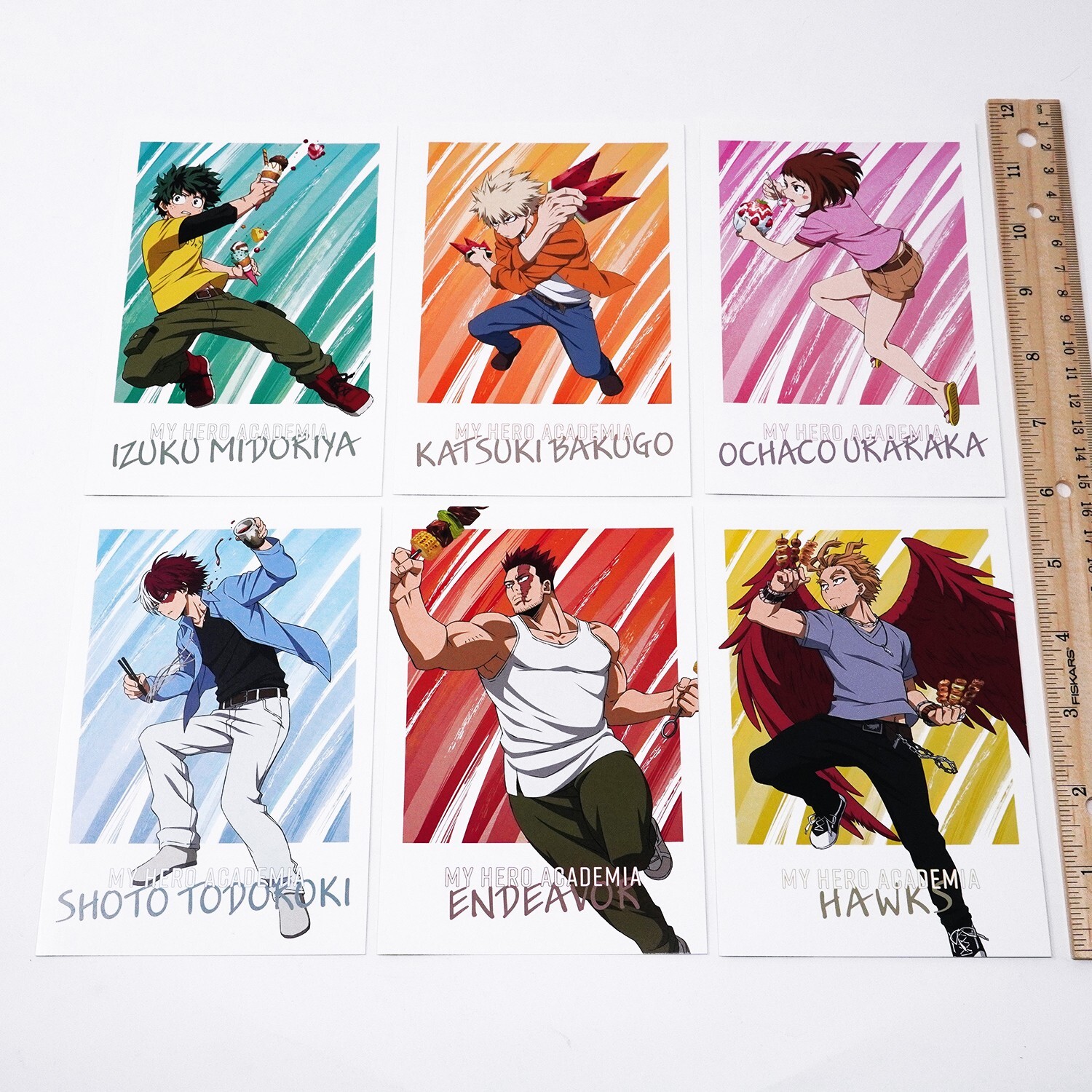 My Hero Academia Summer Food Stand Postcard Set Hawks Bakugo Todoroki ...