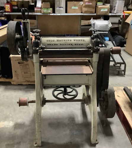 Antique Buss Machine Works Planer Grand Rapids, Michigan - FREE FREIGHT ...