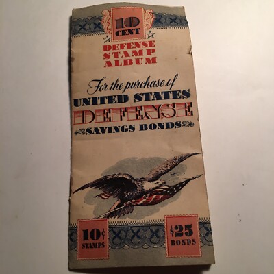 Vintage Defense Stamp Albums 10 cent United States Savings Bonds WWII ...