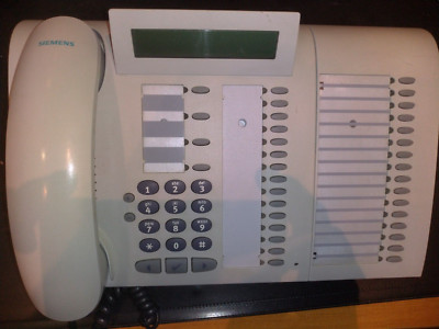 Téléphone système RNIS standard Siemens OptiPoint 500 + module clé ...