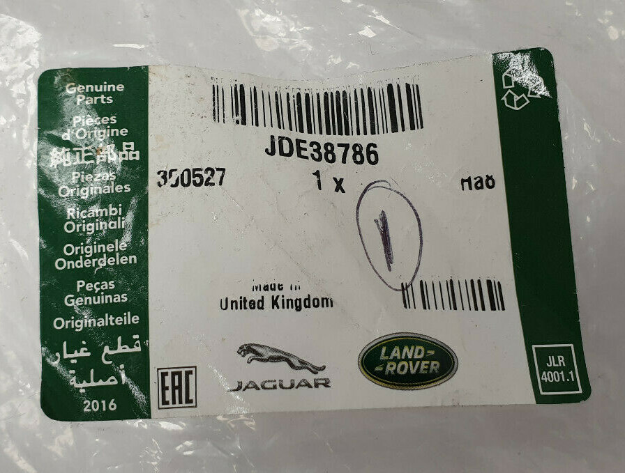 Genuine Jaguar/Land Rover 2.0L Petrol Turbocharger Oil Feed Pipe ...