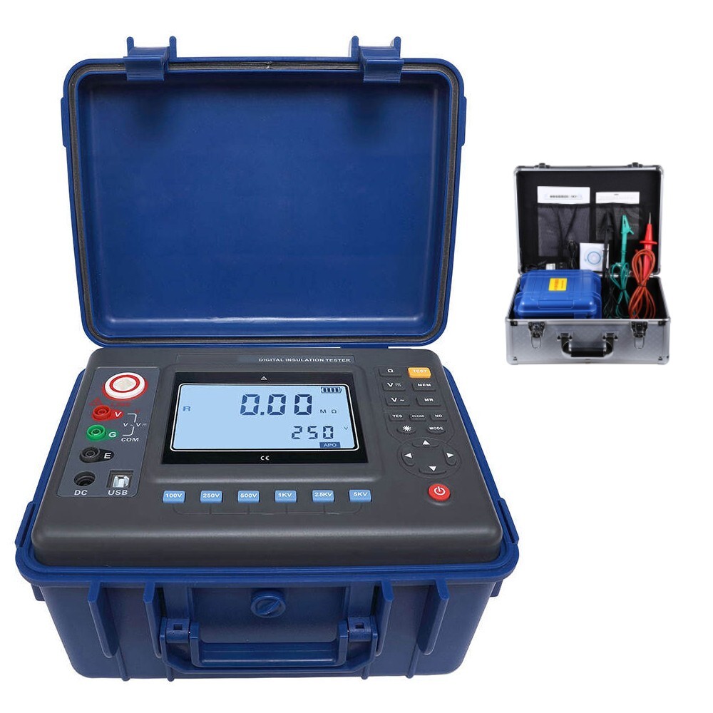 High Voltage Insulation Resistance Tester 5KV One-touch Voltage ...