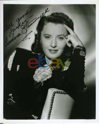 BARBARA STANWYCK Signed 8x10 Photo Autograph reprint | eBay