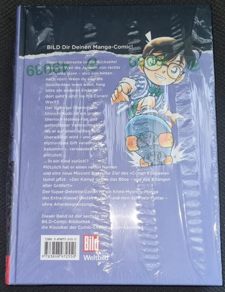 Detektiv Conan - Aoyama Gosho - BILD-Comic-Bibliothek Band 6 - neu - in Folie | eBay.de