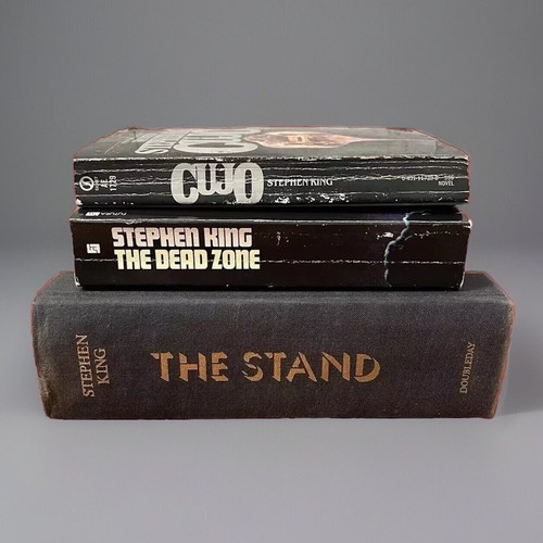 Stephen King Vintage Lot of 3: The Stand, Cujo, The Dead Zone - 1970s ...