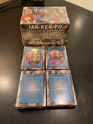 Jan-Ken-Po Trading Card Game CCG TCG 14x Factory Sealed Decks Box | eBay