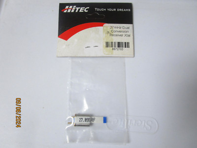 Hitec 27Mhz Dual Conversion Receiver Crystal 27.095Mhz 6672703 | eBay