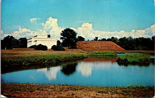 Postcard Moundville Alabama - Mound State Monument - Highway 69 - Indian Mounds | eBay