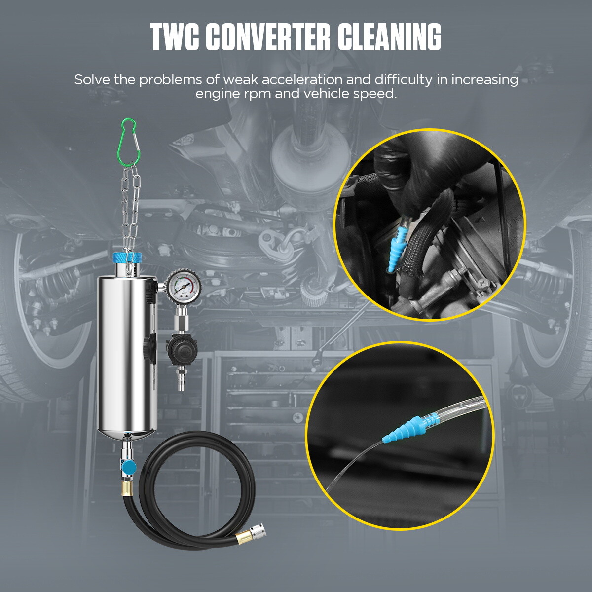 Non-Dismantle Injector Cleaner Tester Fuel System Cleaning Tool For ...