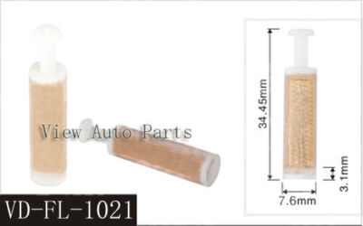 100 Pcs Fuel Injector Basket Filter Fits Injector Repair Kit 34.45 x 7. ...