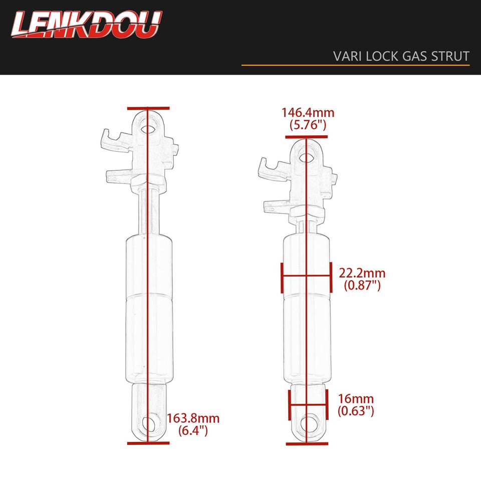 Varilock Gas Spring 52593-09A For Harley Touring Adjustable Rider ...
