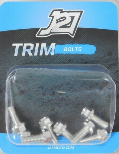 NEW J27 Moto Racing 7075 Billet 8 Piece Light Weight Bolt Set 125 250 ...