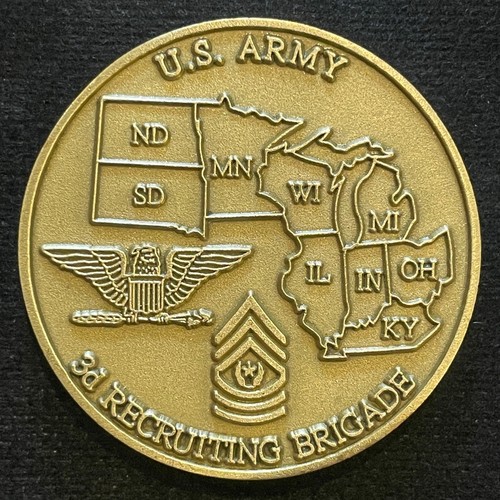 US Army 3rd Recruiting Brigade Commander CSM Challenge Coin | eBay
